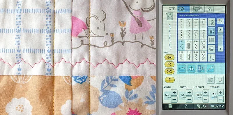 How to make a quilt with decorative stitches | Brother