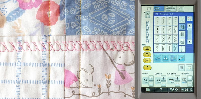 How to make a quilt with decorative stitches | Brother