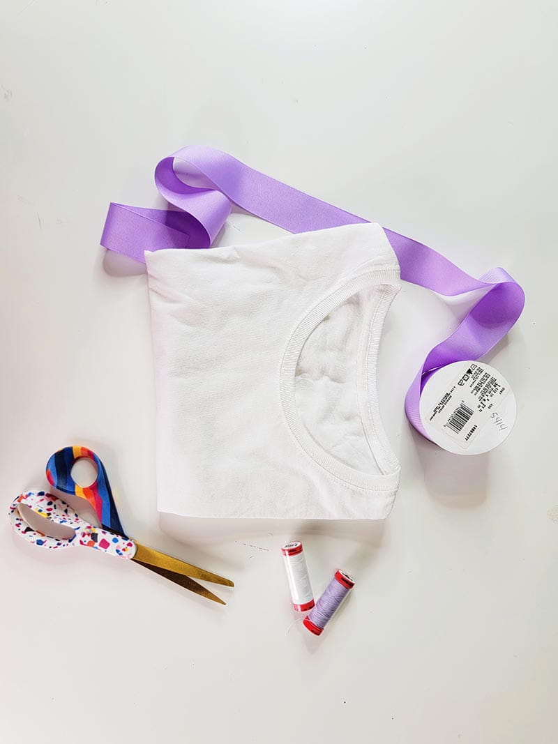 How to sew a ribbon embellished t-shirt | Brother