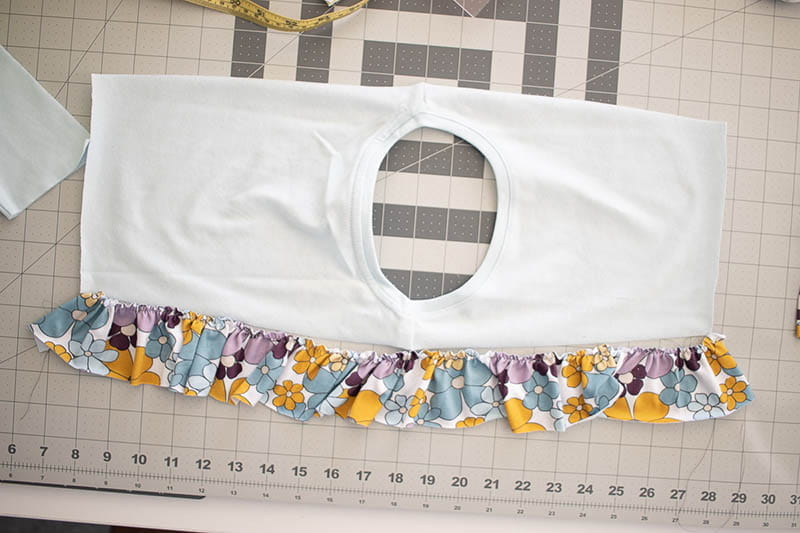 How to sew a ruffled t-shirt dress | Brother