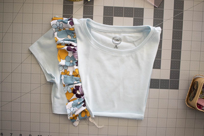 How to sew a ruffled t-shirt dress | Brother