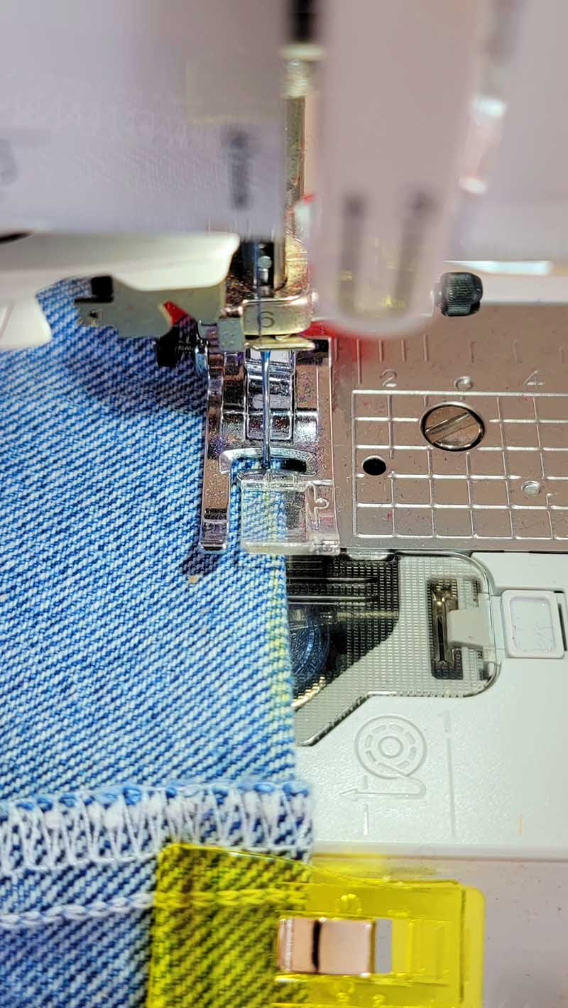 How to sew sequin-cuffed jeans | Brother