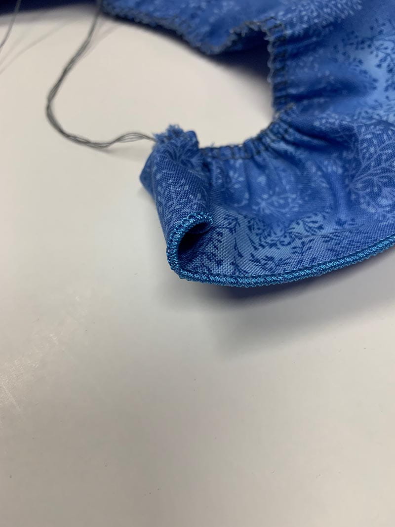 How to make serger gathered flowers | Brother